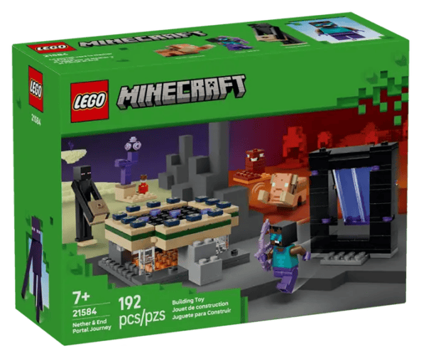 LEGO Minecraft 21584 Nether & End Portal Journey - Harrisons Direct